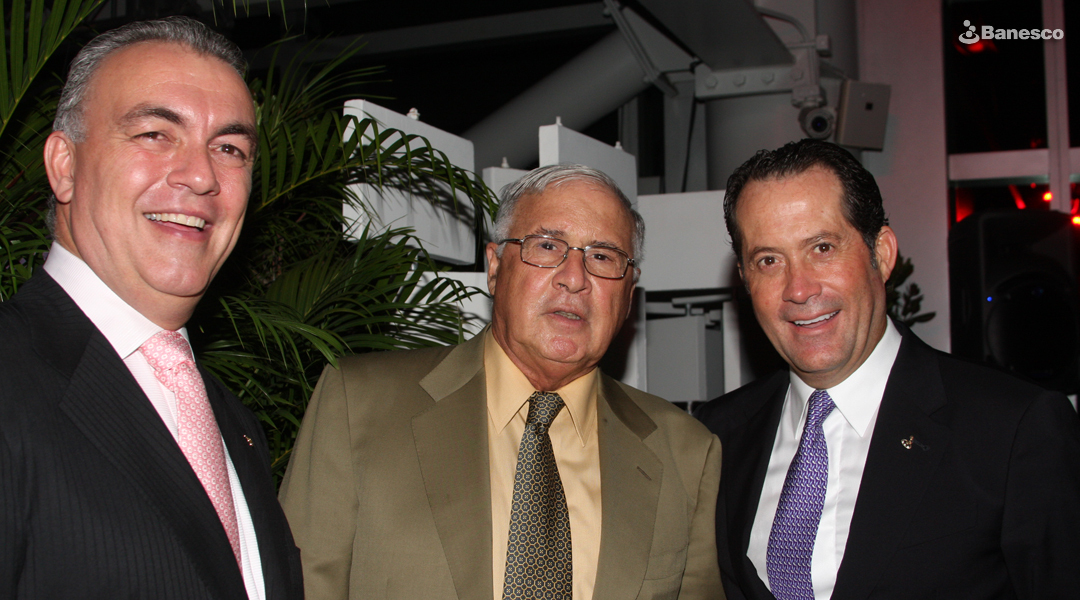 Luis Xavier Luján, Italo del Valle y Juan Carlos Escotet Rodríguez