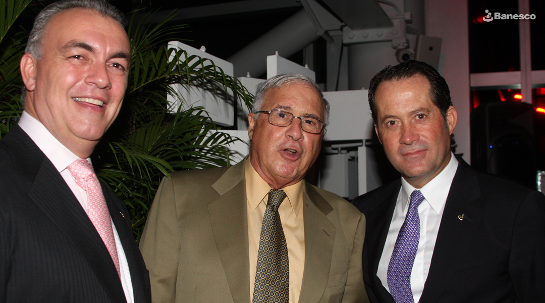 Luis Xavier Luján, Italo del Valle y Juan Carlos Escotet Rodríguez