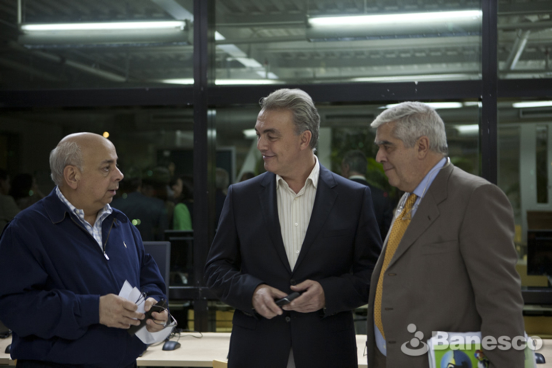 César Miguel Rondón, Luis Xavier Luján y José Grasso Vecchio