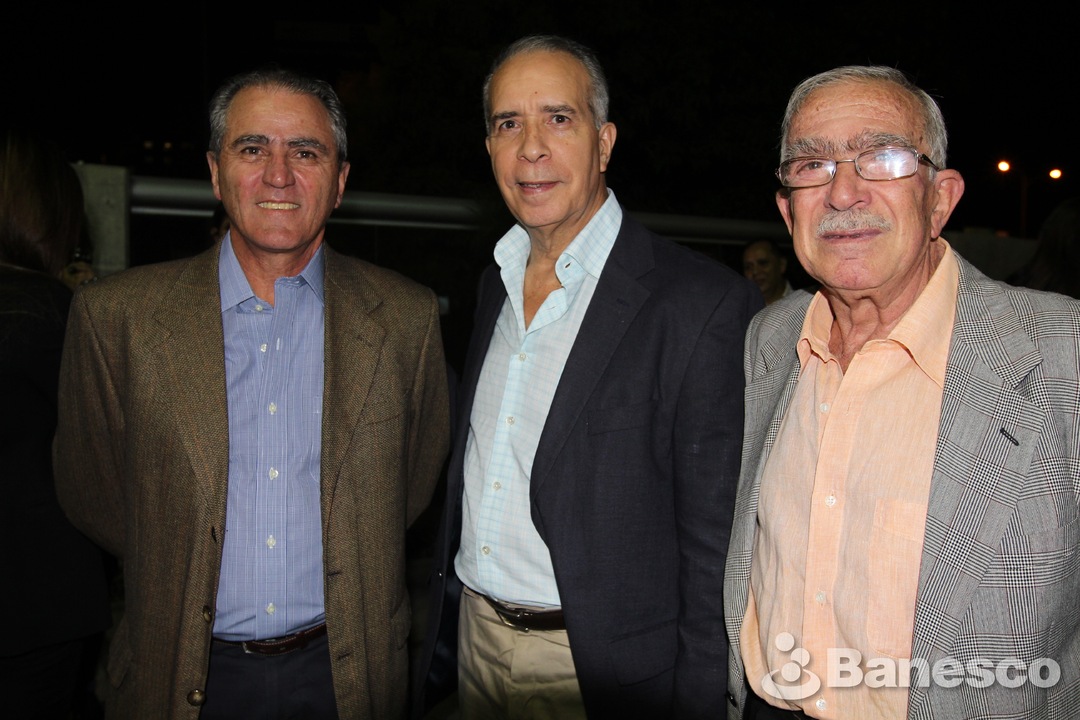 Gonzalo Montiel, Jorge Riera y Giovanni Napolitano
