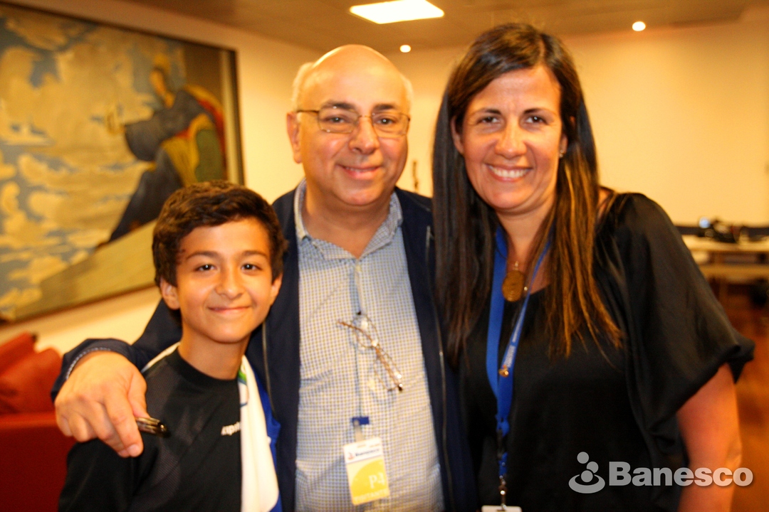 David Abadi, César Miguel Rondón y Gisela Aguirre