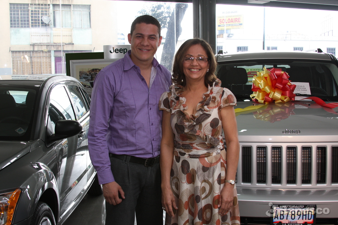 Ronald Castro junto a Maritza Lara