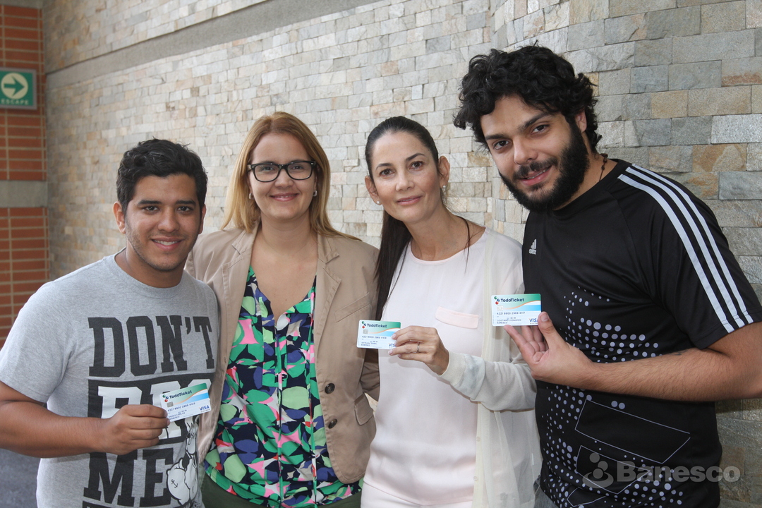 Carlos Pérez, Consuelo Di Carlo, Isabel Arteaga y Leonardo Coutinho