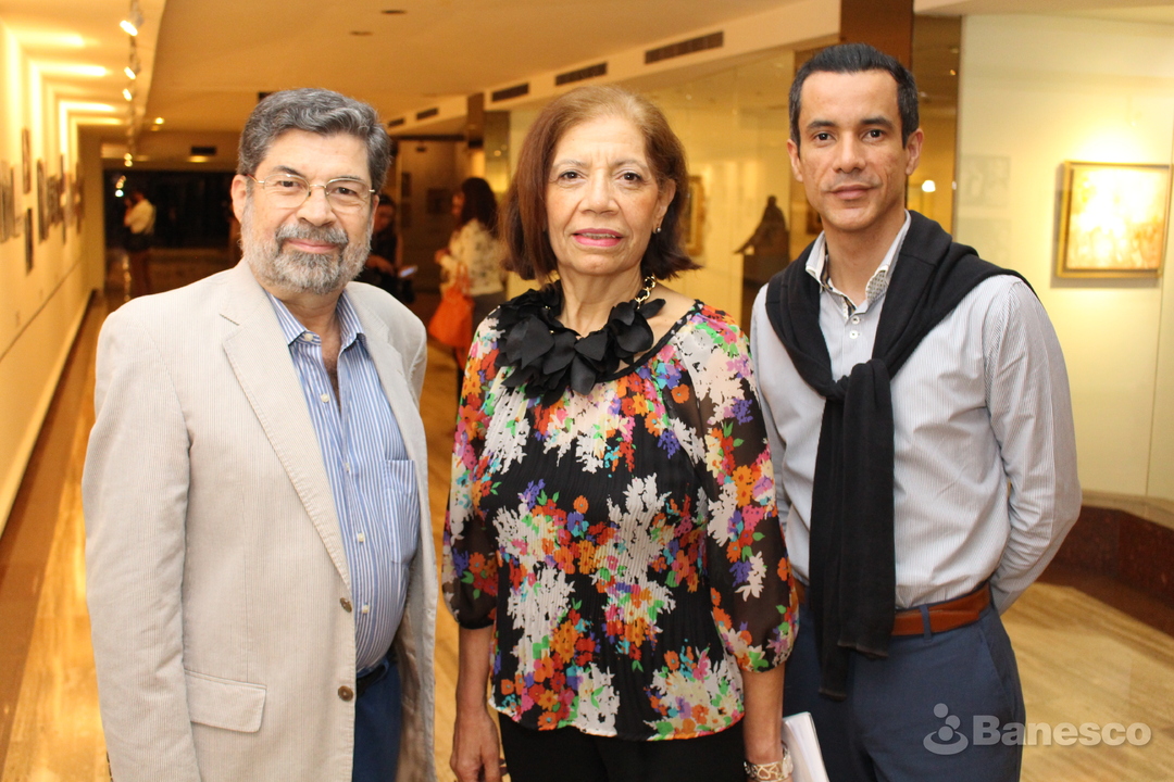 Alberto Veloz, Mayte Navarro y Alejandro Celedon