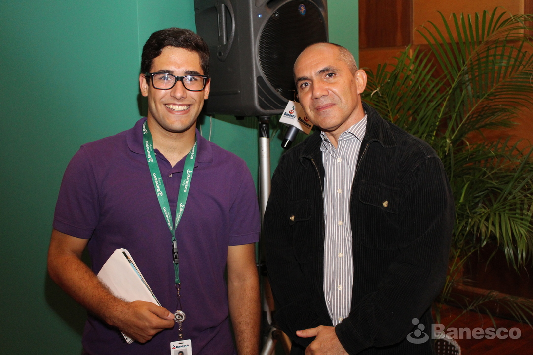 Reinaldo Mata junto a Miguel Delgado