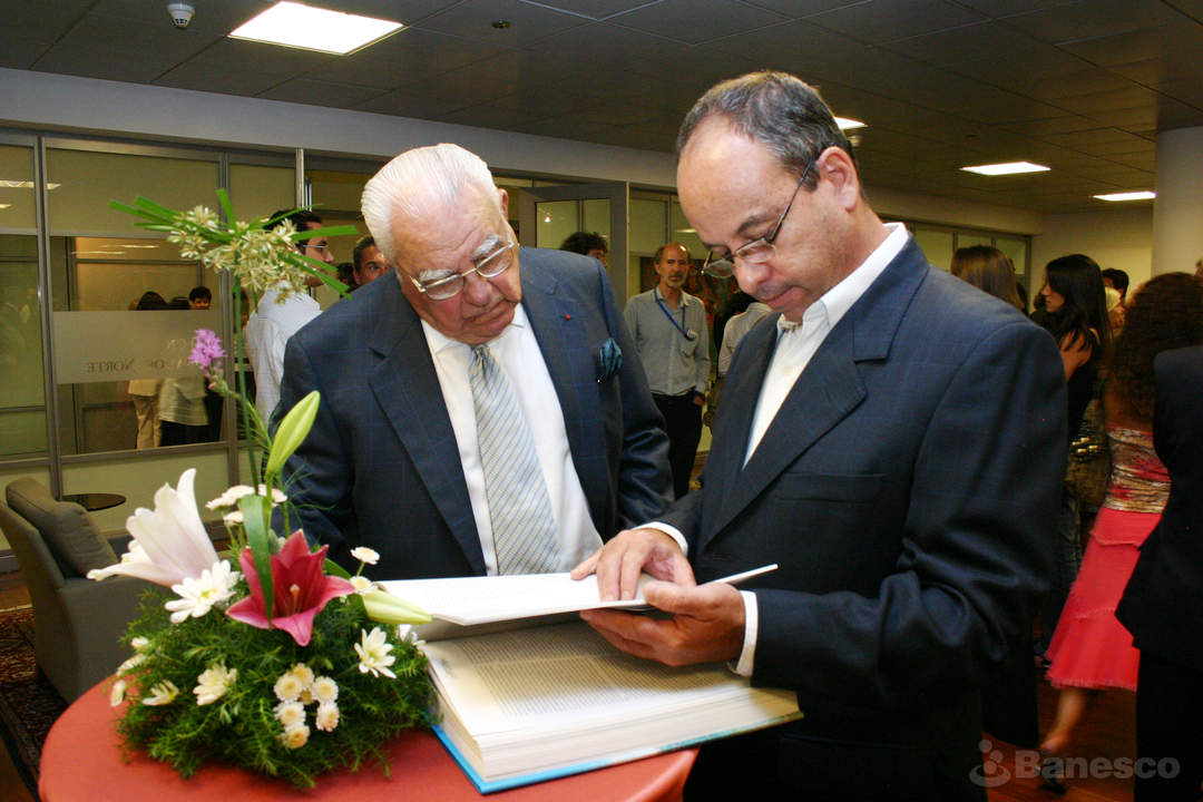 Guillermo Machado Mendoza junto a Humberto Ramírez
