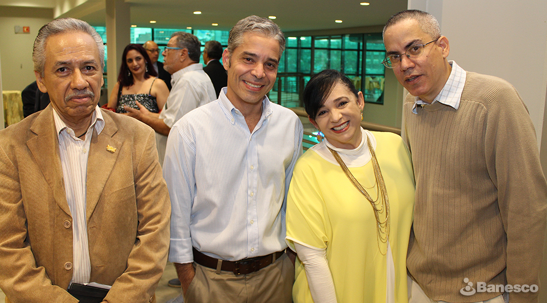 Héctor Yánez, Luis Lauriño, Argelia Ríos y Teodoro Campos