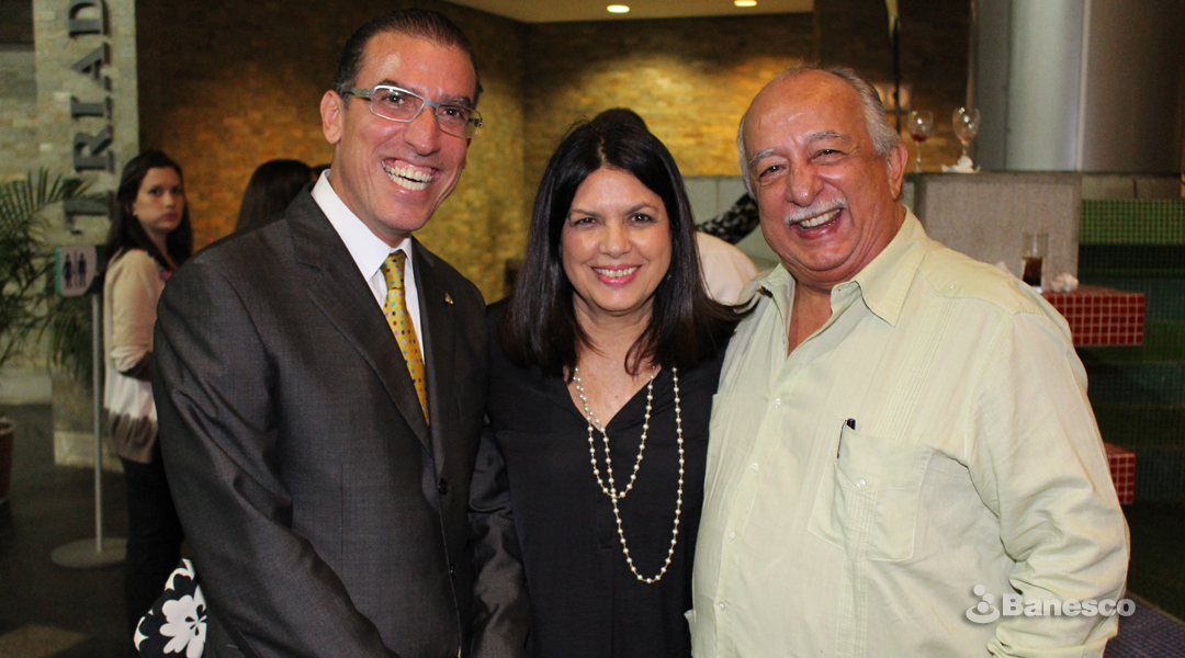 Miguel Angel Marcano, Ines Quintero y Miguel Delgado Estevez