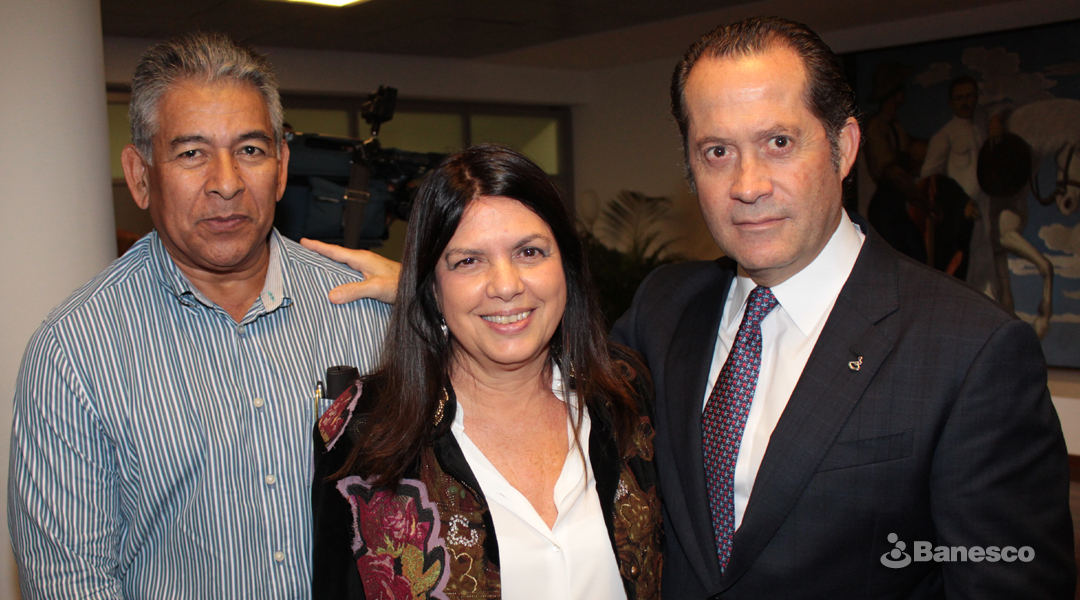 Alan Lugo, Inés Quintero, Juan Carlos Escotet