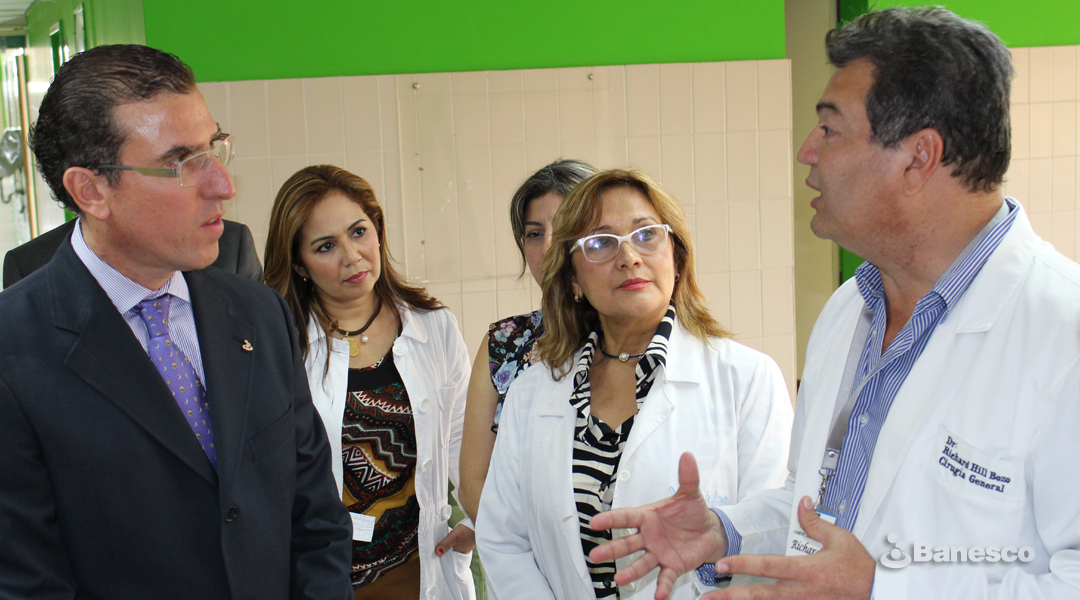 Miguel Ángel Marcano y Richard Hill