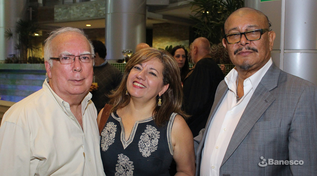 Igor Barreto, Xiomara Jiménez y Santos López