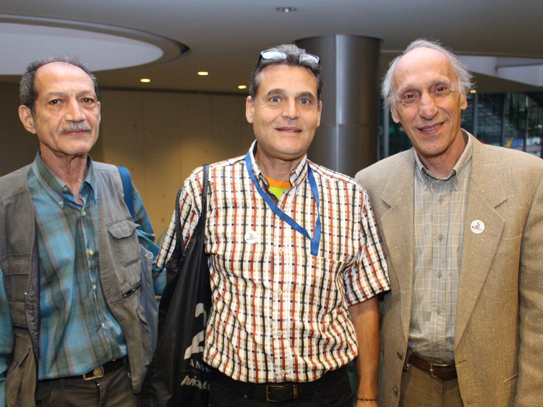 Iván Becerra y Frank Verlezza y Roberto Romanelli
