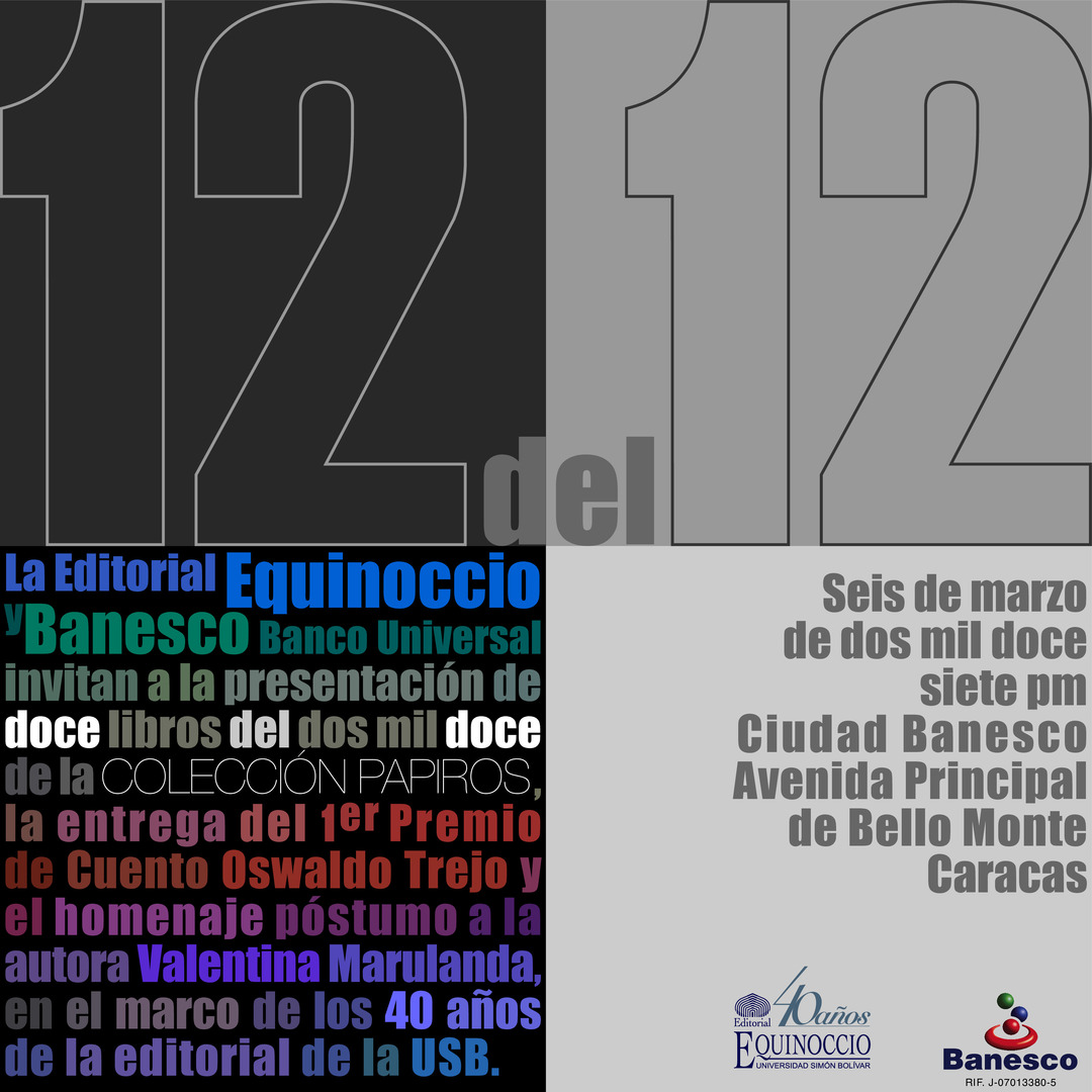 Doce libros del dos mil doce